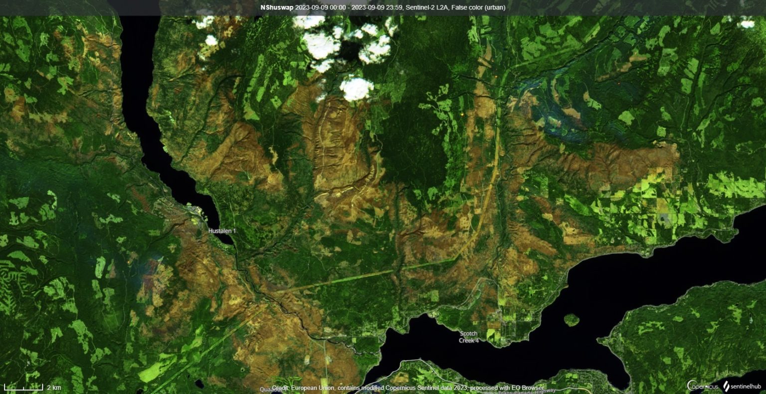 North Shuswap firestorm 2023 - Shuswap Passion